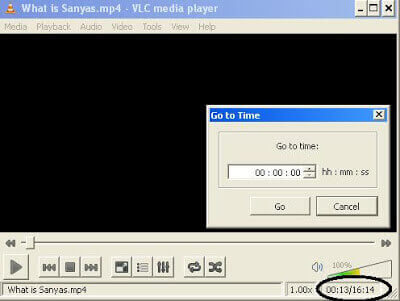 How to Go to a Chosen Time Position in VLC Media Player