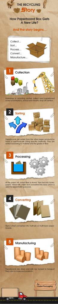 Infographic to Better Understand the Recycling Process of Paperboard