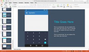 Android App Prototyping using Material UI PowerPoint Design Kit