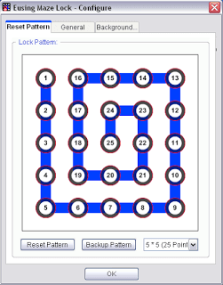 Lock Your Computer With A Secret Pattern