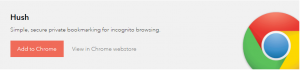 How to Use Hush Private Bookmarking Extension for Chrome