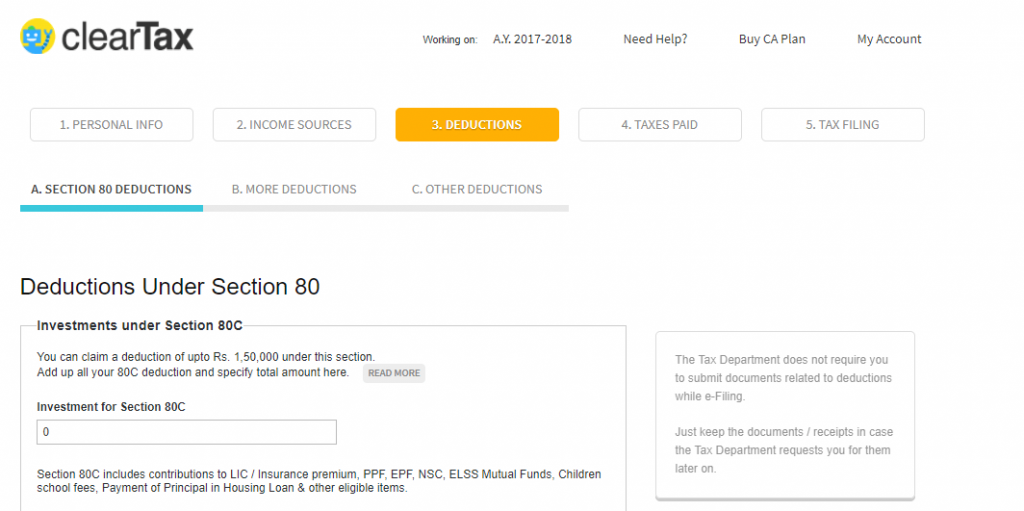 Simplify Your Tax Filing Process Through ClearTax