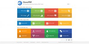 CleverPDF - 20-in-1 Free Online PDF Tools