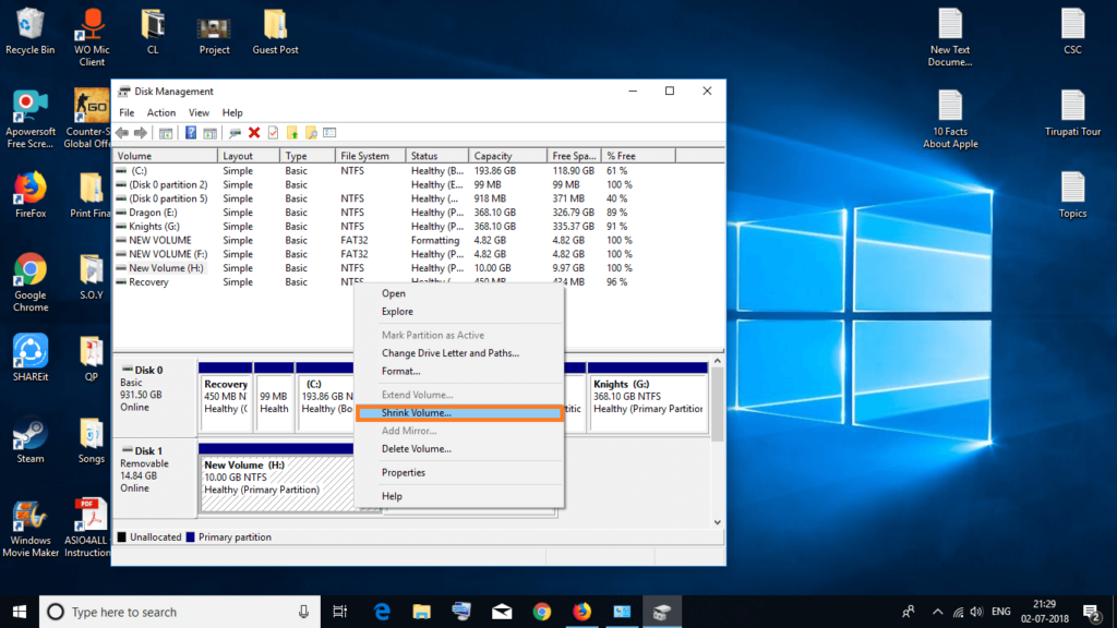 How to Repartition Existing Drive in Windows 10 – A Step By Step Tutorial