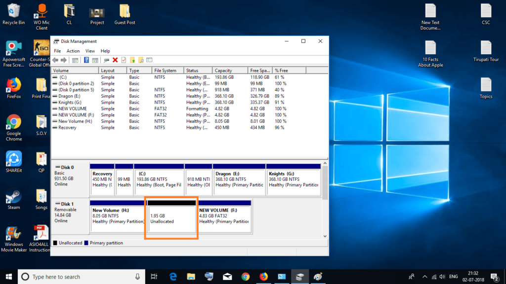 How to Repartition Existing Drive in Windows 10 – A Step By Step Tutorial