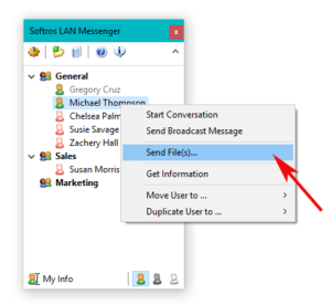 How to Send Messages and Transfer Files Over an Office Network?