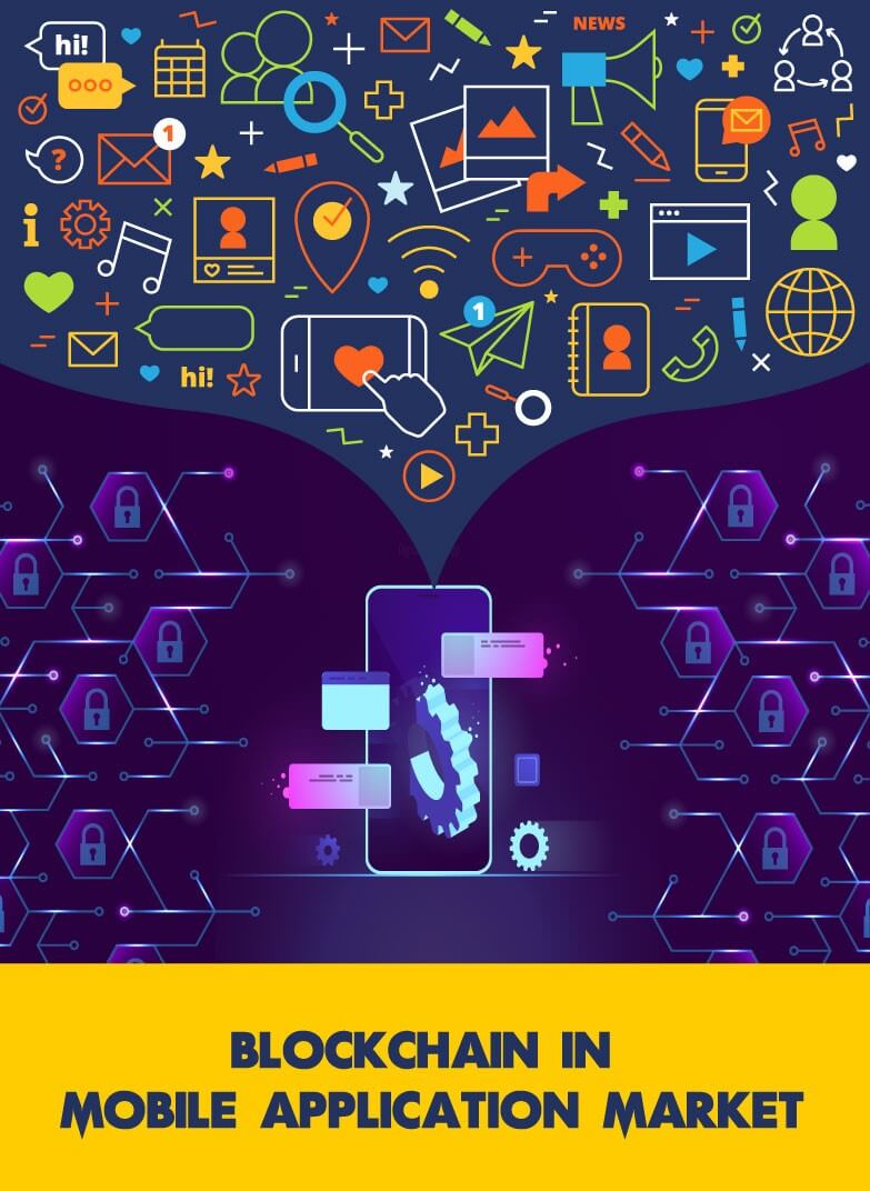 Blockchain in Mobile Application Market (Infographic)