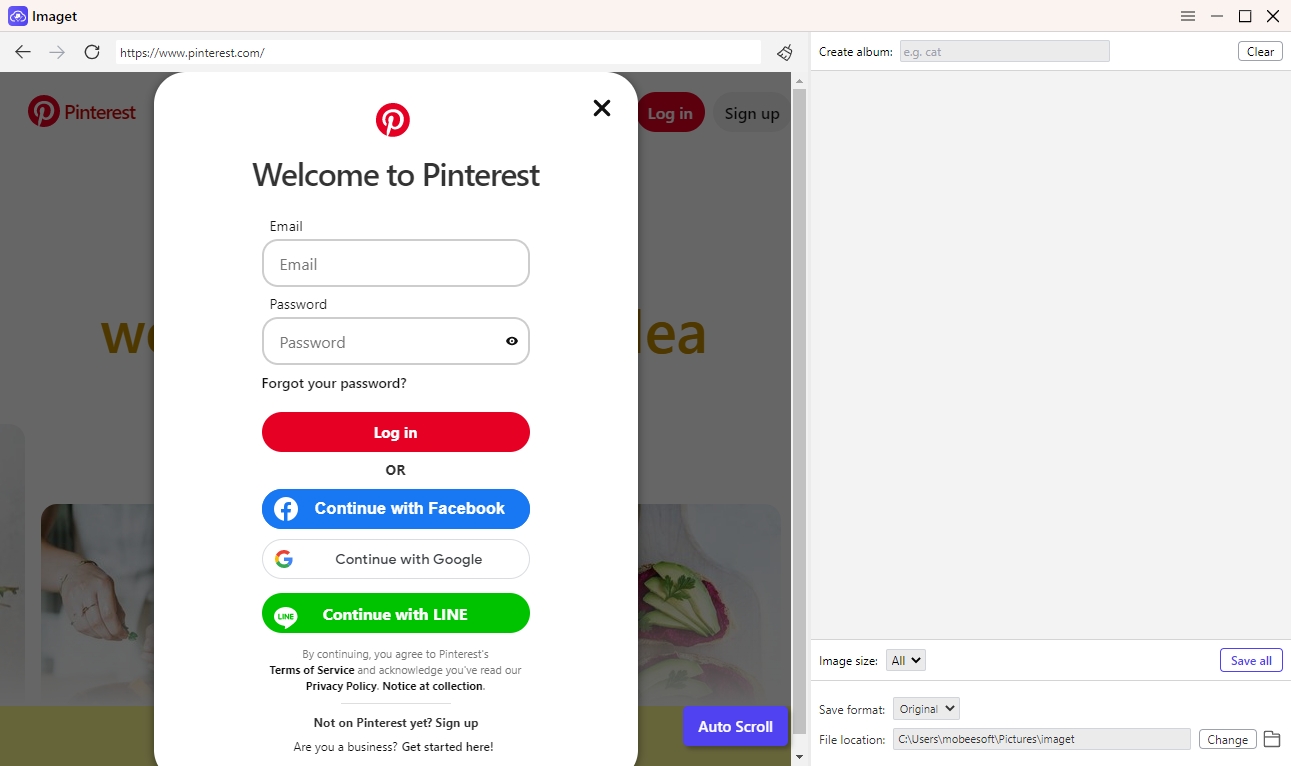 How to Download Pinterest Images With Imaget Downloader?