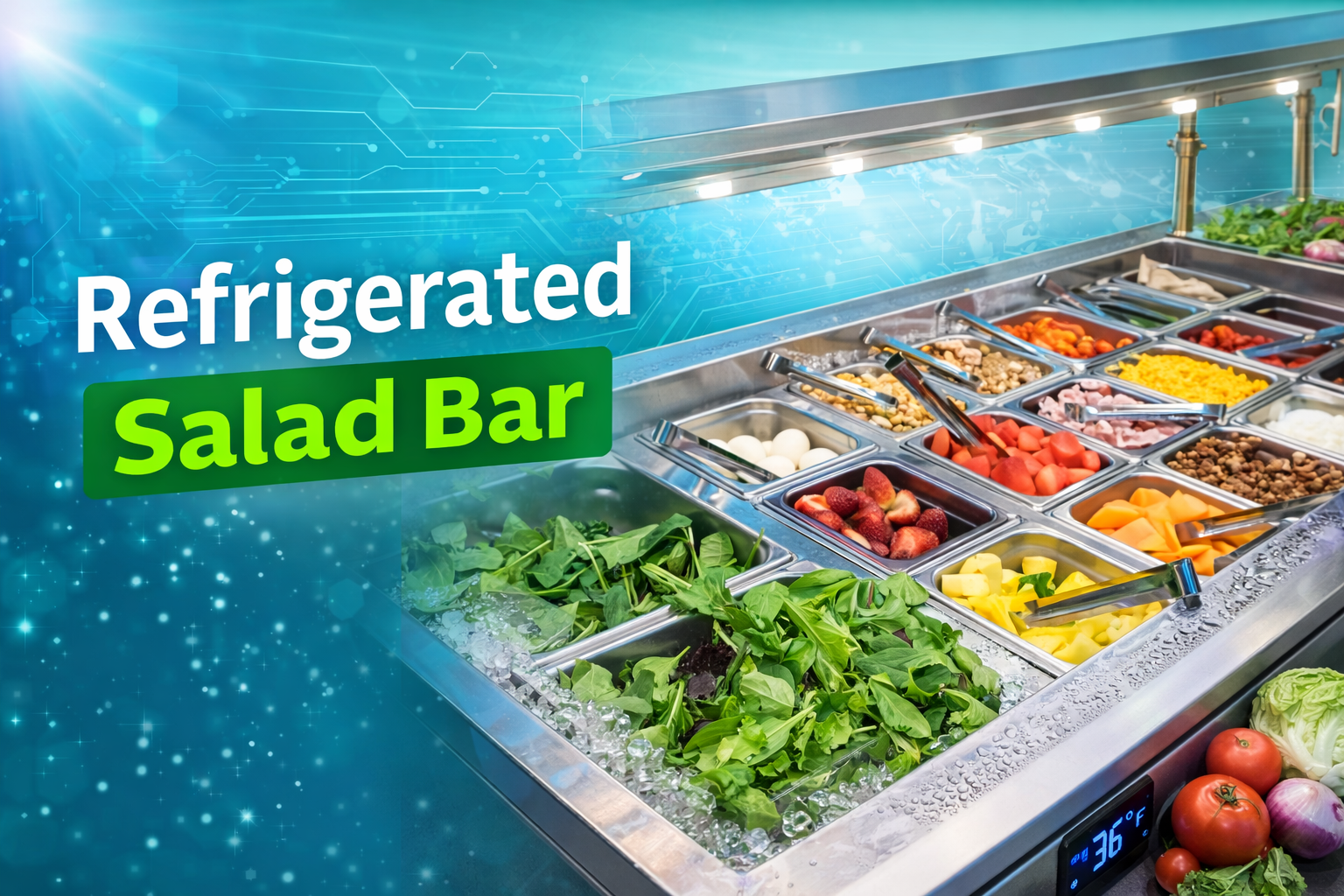 What is a Refrigerated Salad Bar: Definition and Features to Look for ...