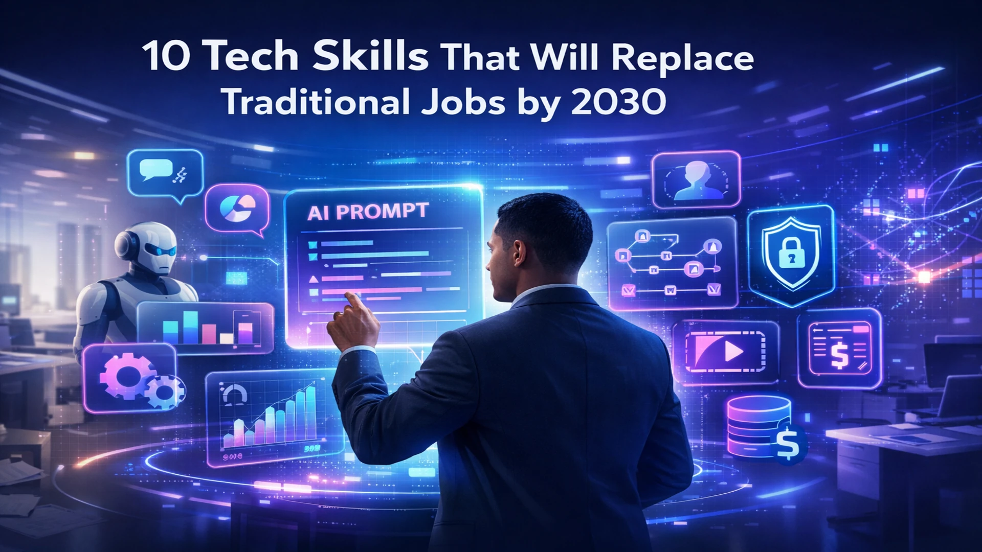10 Tech Skills That Will Replace Traditional Jobs by 2030